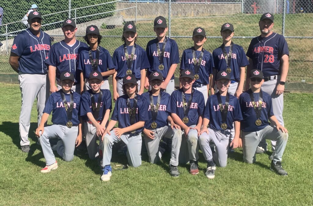 Regular season hardware brought to Ladner – Ladner Minor Baseball